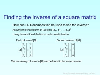 mws_gen_sle_ppt_ludecomp.ppt lu decomposition | PPT