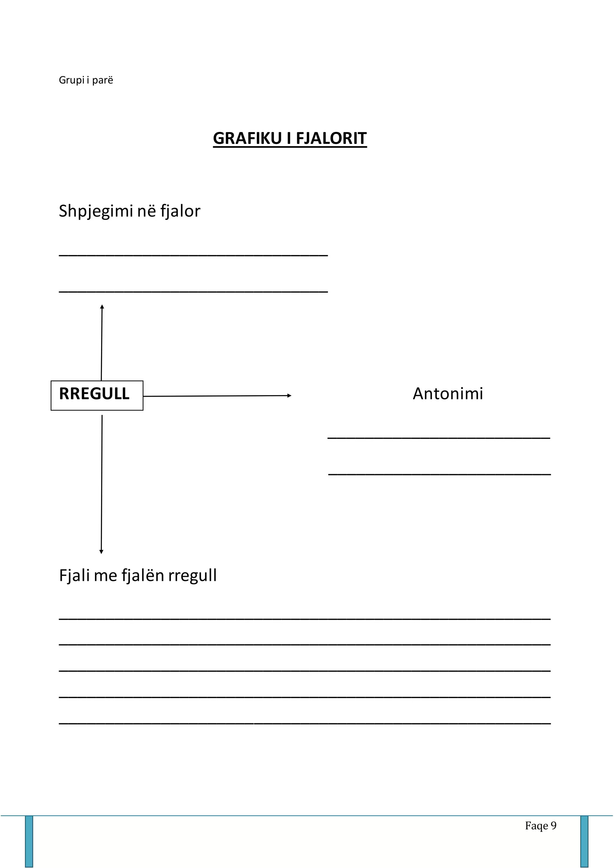 Modeli i një planifikimi ditor | DOCX