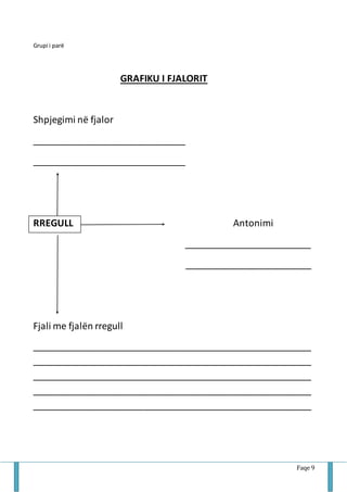 Modeli i një planifikimi ditor | DOCX