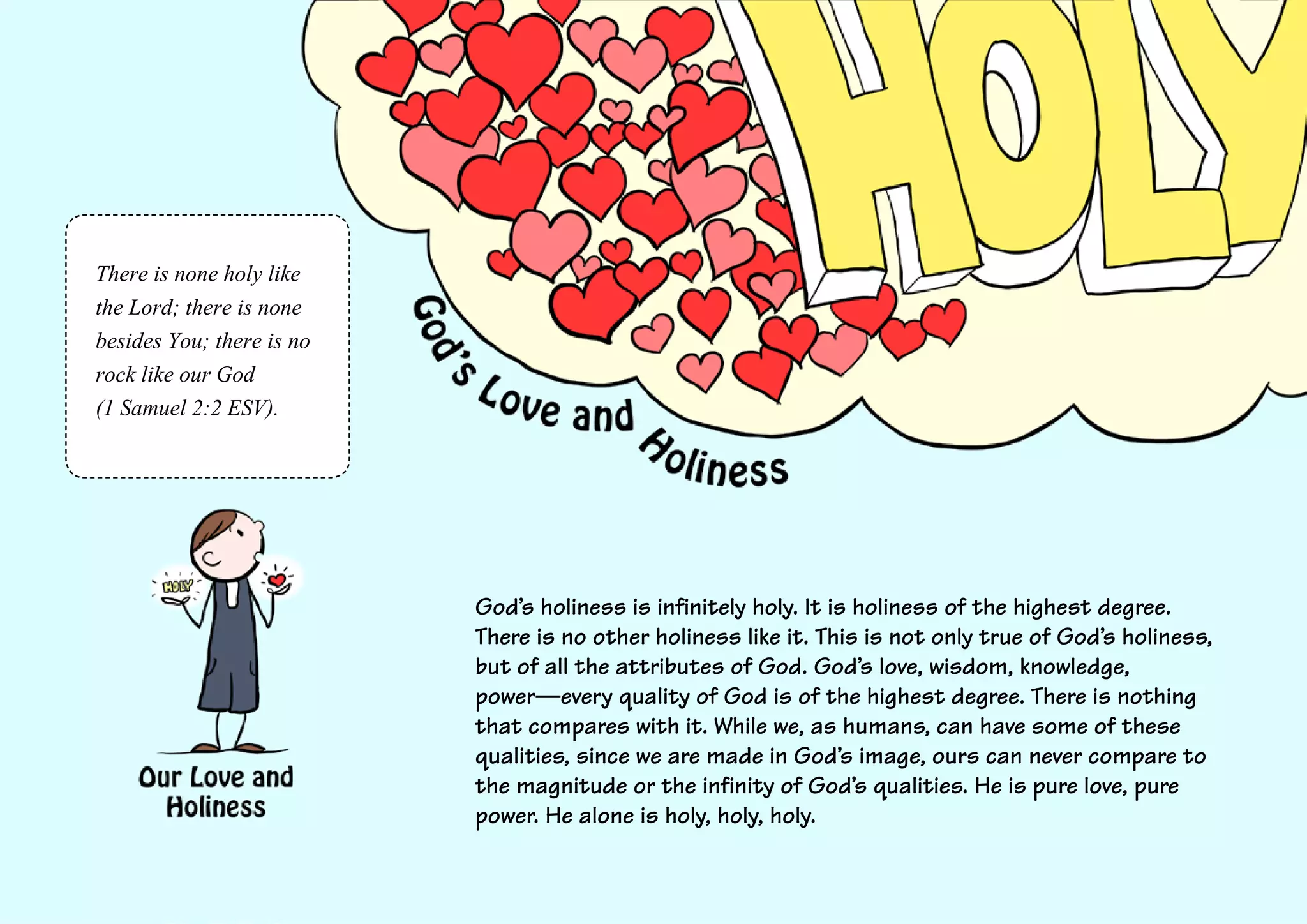 God's holiness, righteousness, justice. | PDF