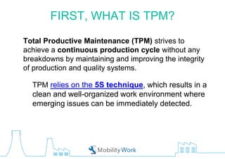 Implement Predictive Maintenance Thanks To TPM | PPTX