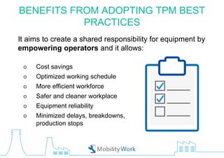 Implement Predictive Maintenance Thanks To TPM | PPTX