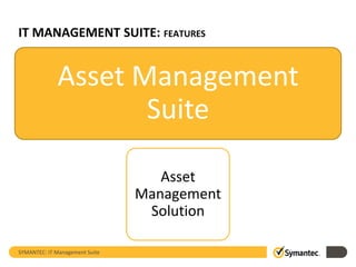 Technology Overview - Symantec IT Management Suite (ITMS) | PPTX