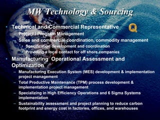 MW Technology Sourcing Services | PPTX
