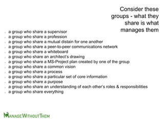 Intro to ManageWithoutThem | PPTX