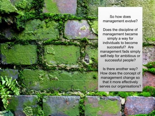 Intro to ManageWithoutThem | PPTX