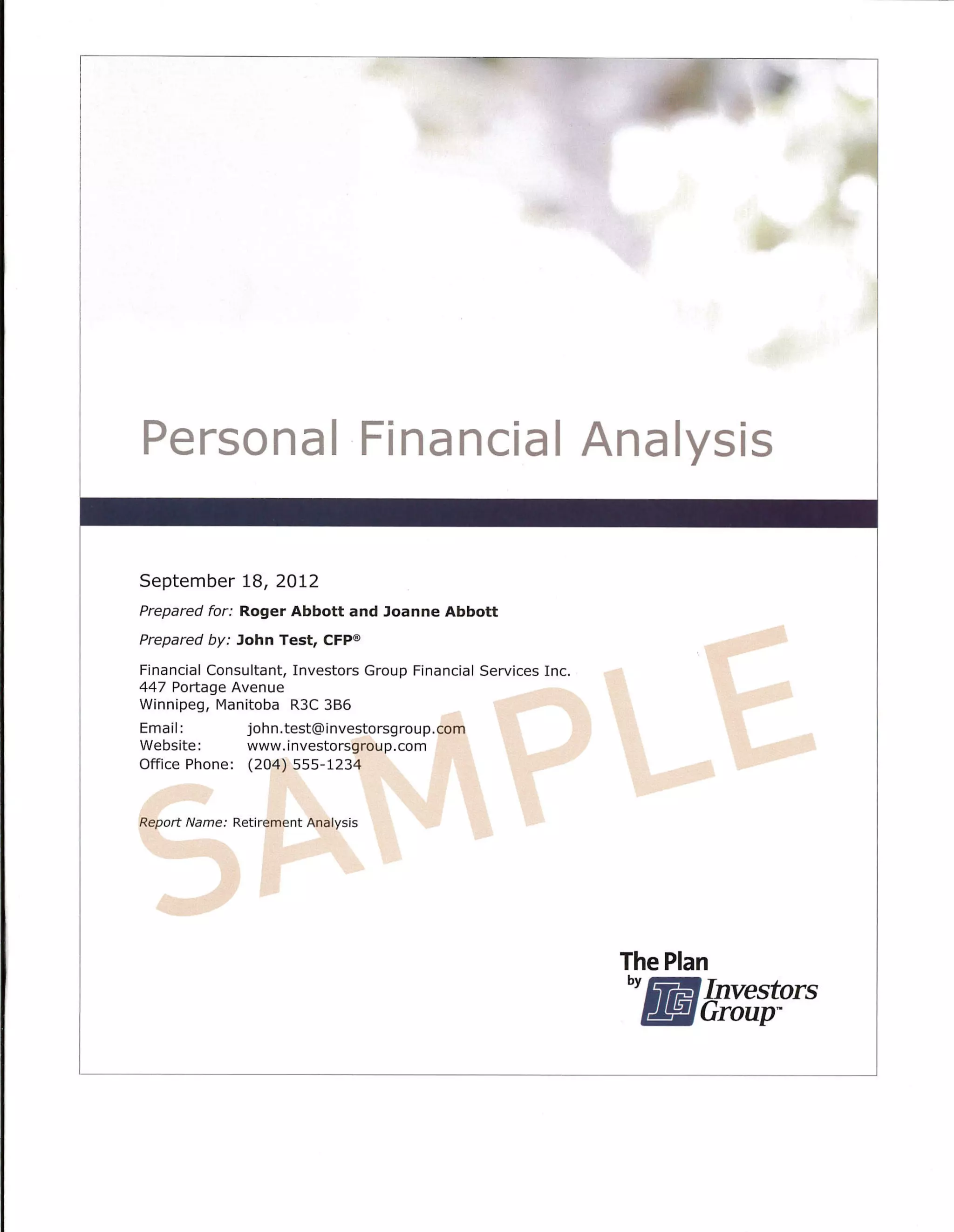 Sample Financial Analysis | PDF