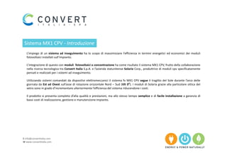 Convert MX1 CPV | PDF