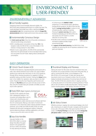 Mx2310 u brochure | PDF