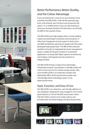 Mx2310 u brochure | PDF