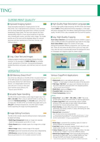 Mx2310 u brochure | PDF