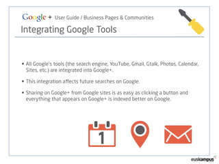 Google+: user guide, business pages & communities | PPT