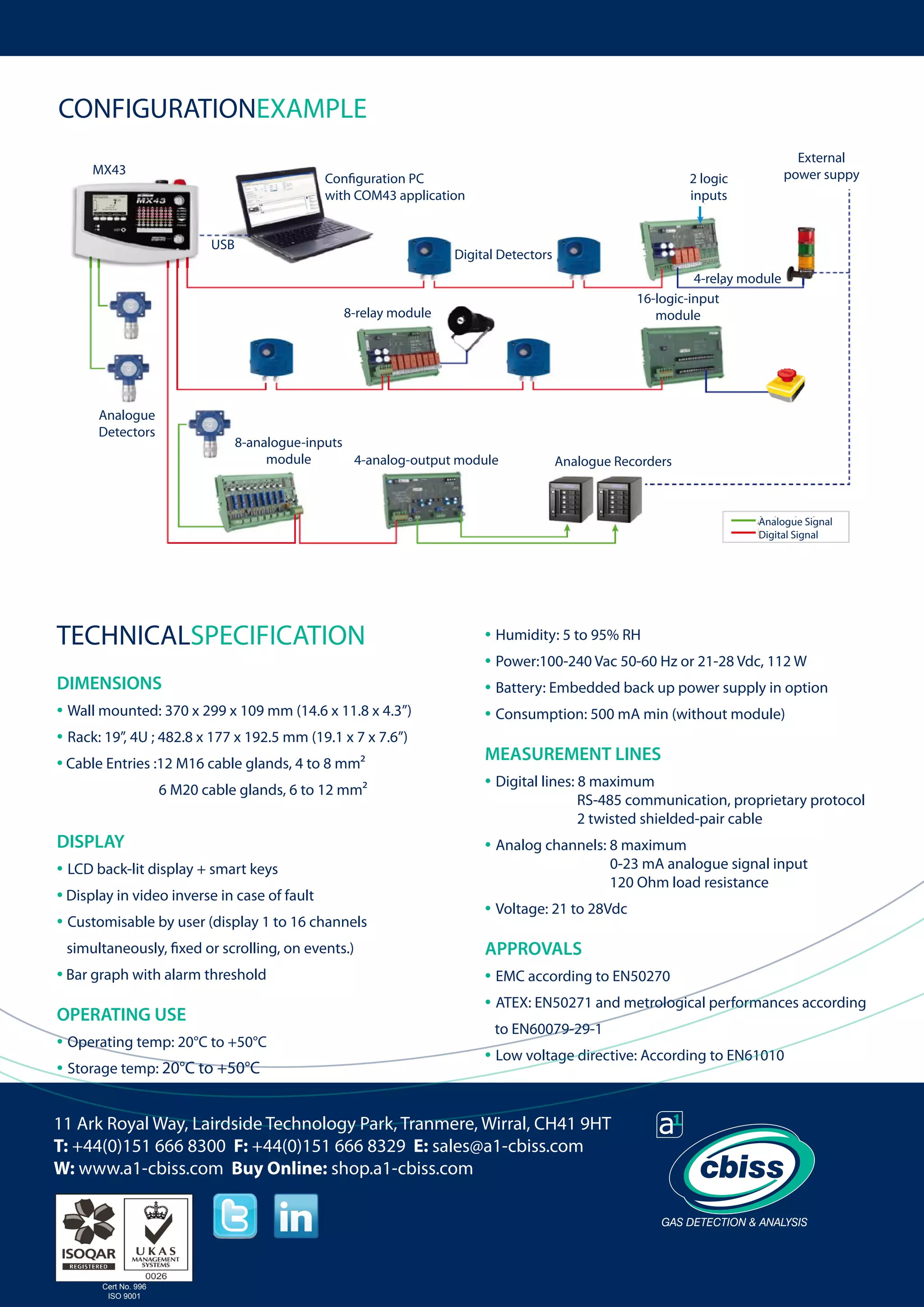 Mx43 Gas Detector | PDF | Computer Peripherals | Computing