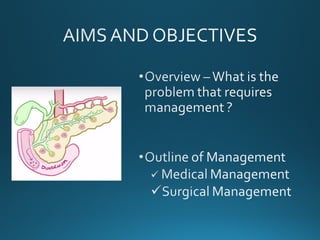 Management of Chronic Pancreatitis | PPT