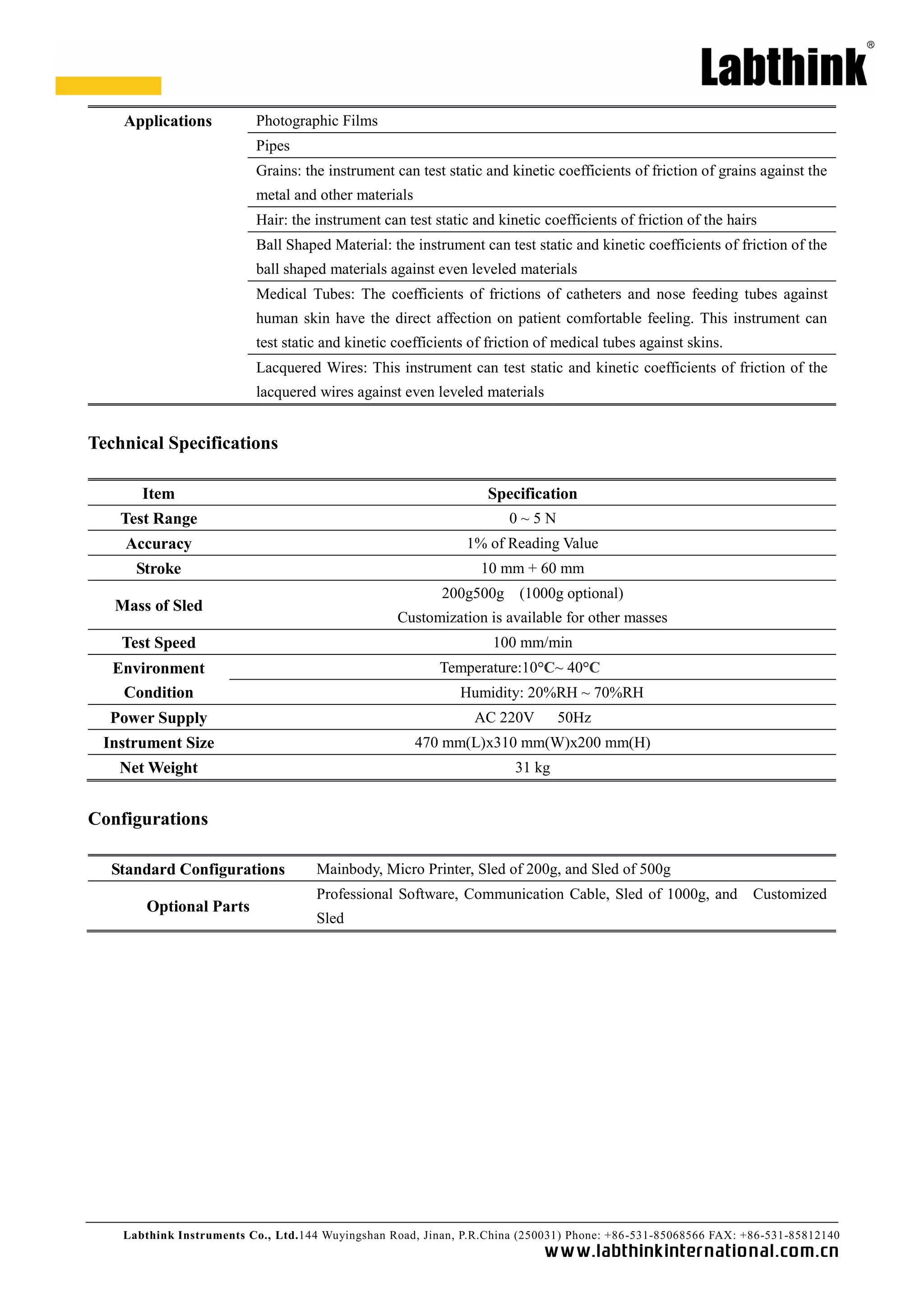 Coefficient Of Friction Measurement Device Pdf