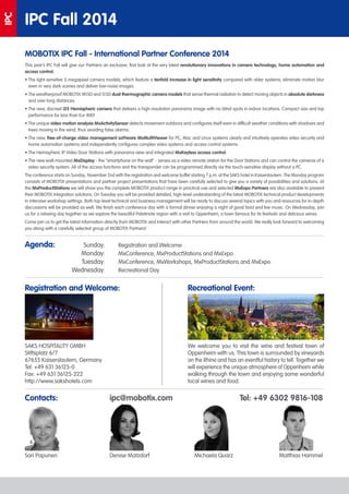 MOBOTIX International Partner Conference | PDF | Cameras and Camcorders ...