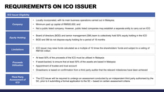 SC proposed regulatory framework on ICOs | PPT