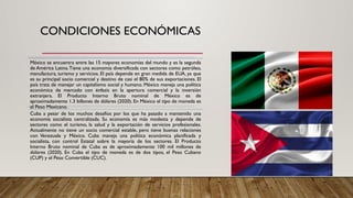Comparativa de aspectos México vs Cuba.pptx