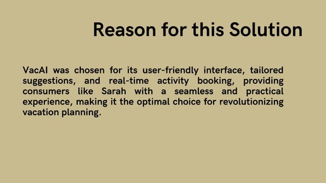 Revolutionalizing Travel: A VacAI Update | PDF