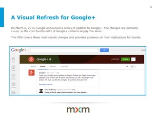 Google+ Design Updates | PPT