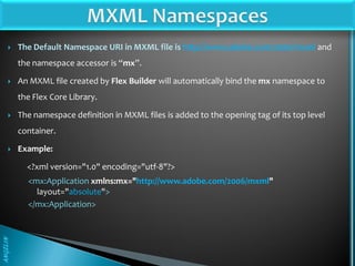 Flex MXML Programming | PDF