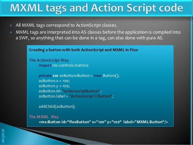 Flex Mxml Programming