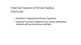 Mx of distal radius fractures | PPTX
