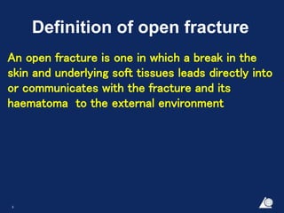 Mx of Open fracture ( FP 2 teaching ).ppt