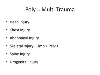 Management polytrauma | PPTX