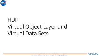 STARE-PODS: A Versatile Data Store Leveraging the HDF Virtual Object Layer for Compatibility ...