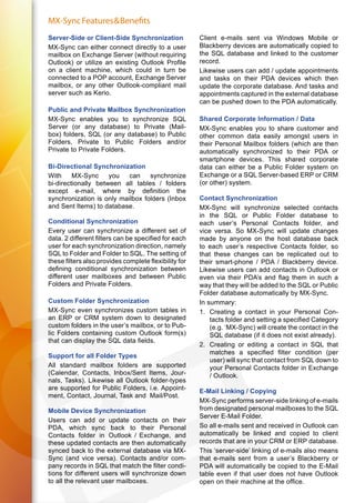 MX-Sync Brochure | PDF