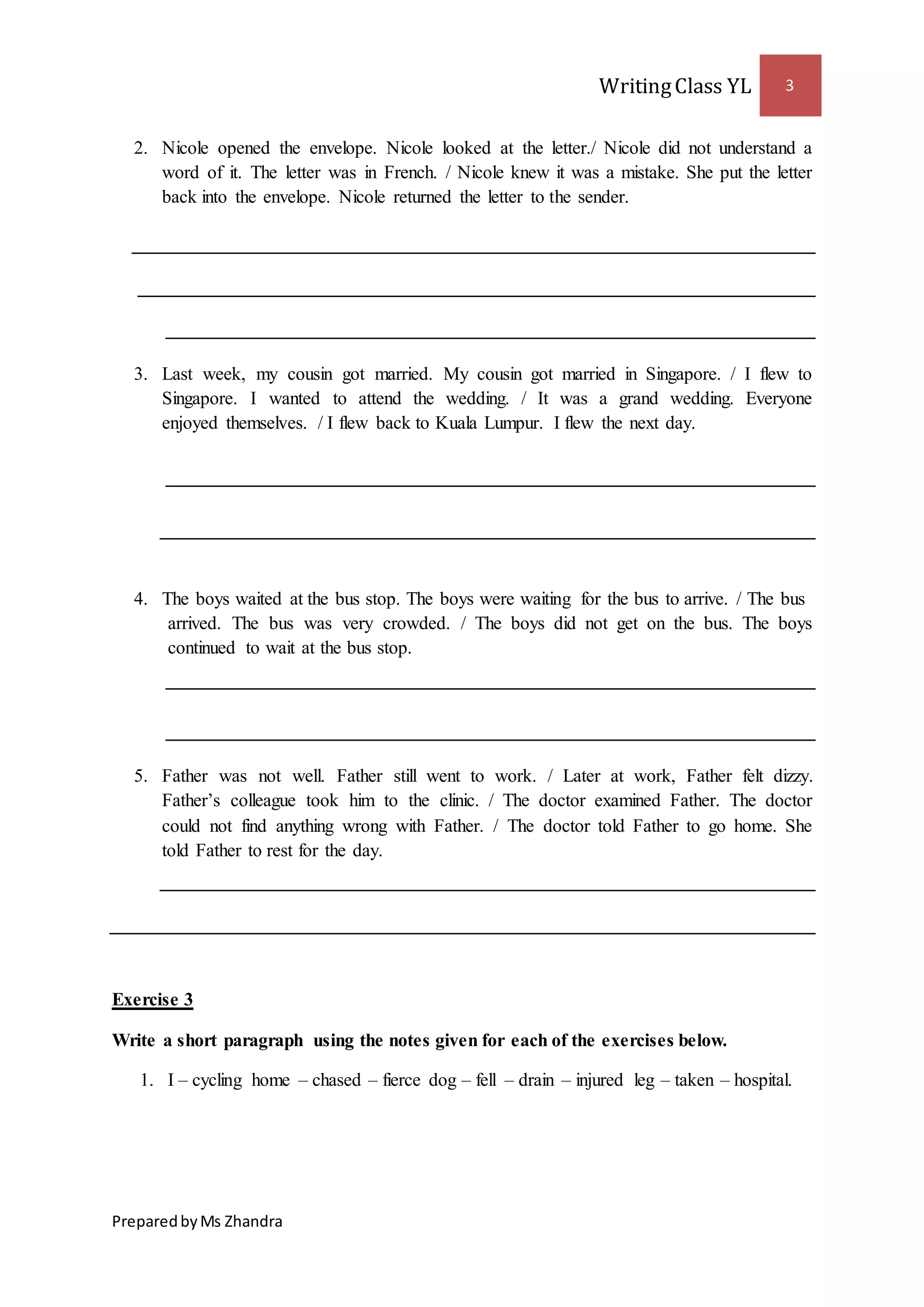 Note expansion | DOCX | Screenwriting | Content Production