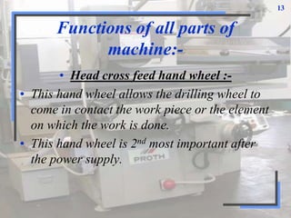 Horizontal Spindle and Reciprocating Table | PPTX