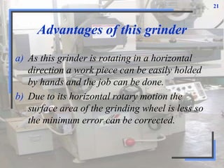 Horizontal Spindle and Reciprocating Table | PPTX