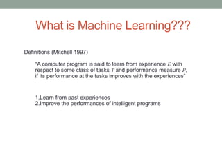 Introduction of Machine learning and Deep Learning | PPT