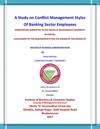 Conflict Management Styles | DOCX