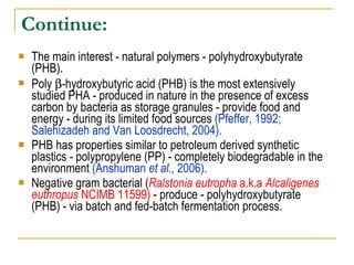 Polymeric Porous 3-D Scaffolds | PPT