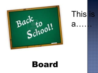My classroom objects power point | PPT