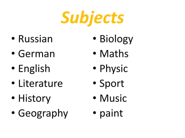My school life | PPT