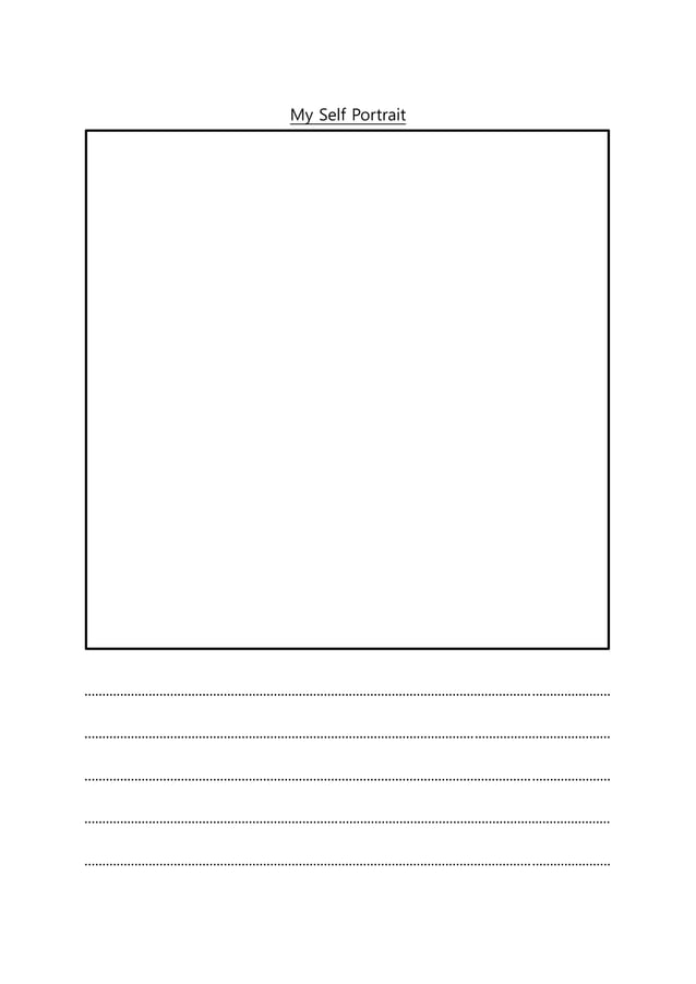 My self portrait ESL lesson | DOCX | Photography | Arts and Crafts