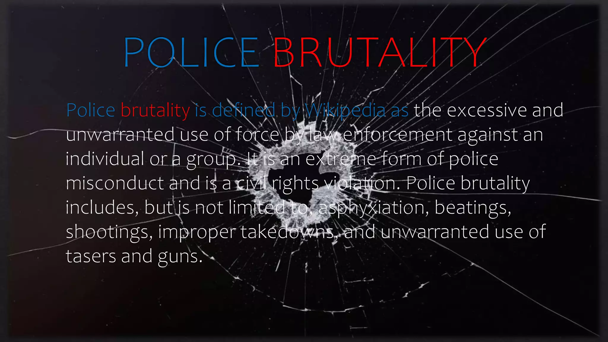 Police Brutality | PPTX