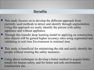Detection of (Personal Protective Equipment) PPE through segmentation ...