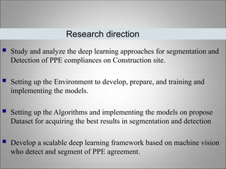 Detection of (Personal Protective Equipment) PPE through segmentation ...