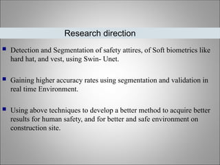 Detection of (Personal Protective Equipment) PPE through segmentation ...