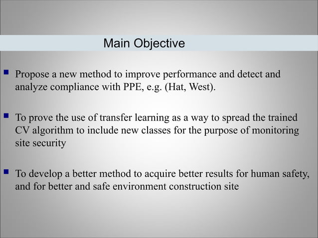 Detection of (Personal Protective Equipment) PPE through segmentation ...