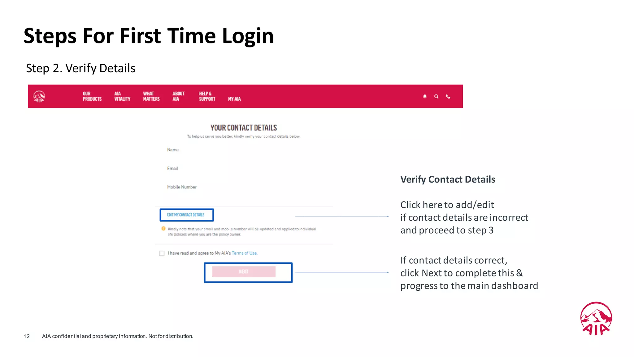 My AIA How To Register | PDF