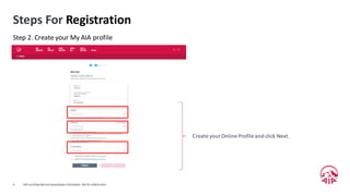 My AIA How To Register | PDF