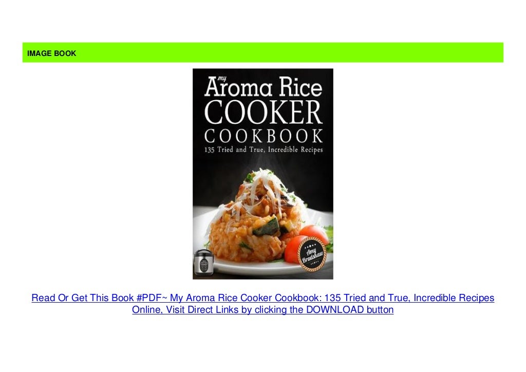 Aroma Rice Cooker Recipe Book Pdf - Banana-breads.com