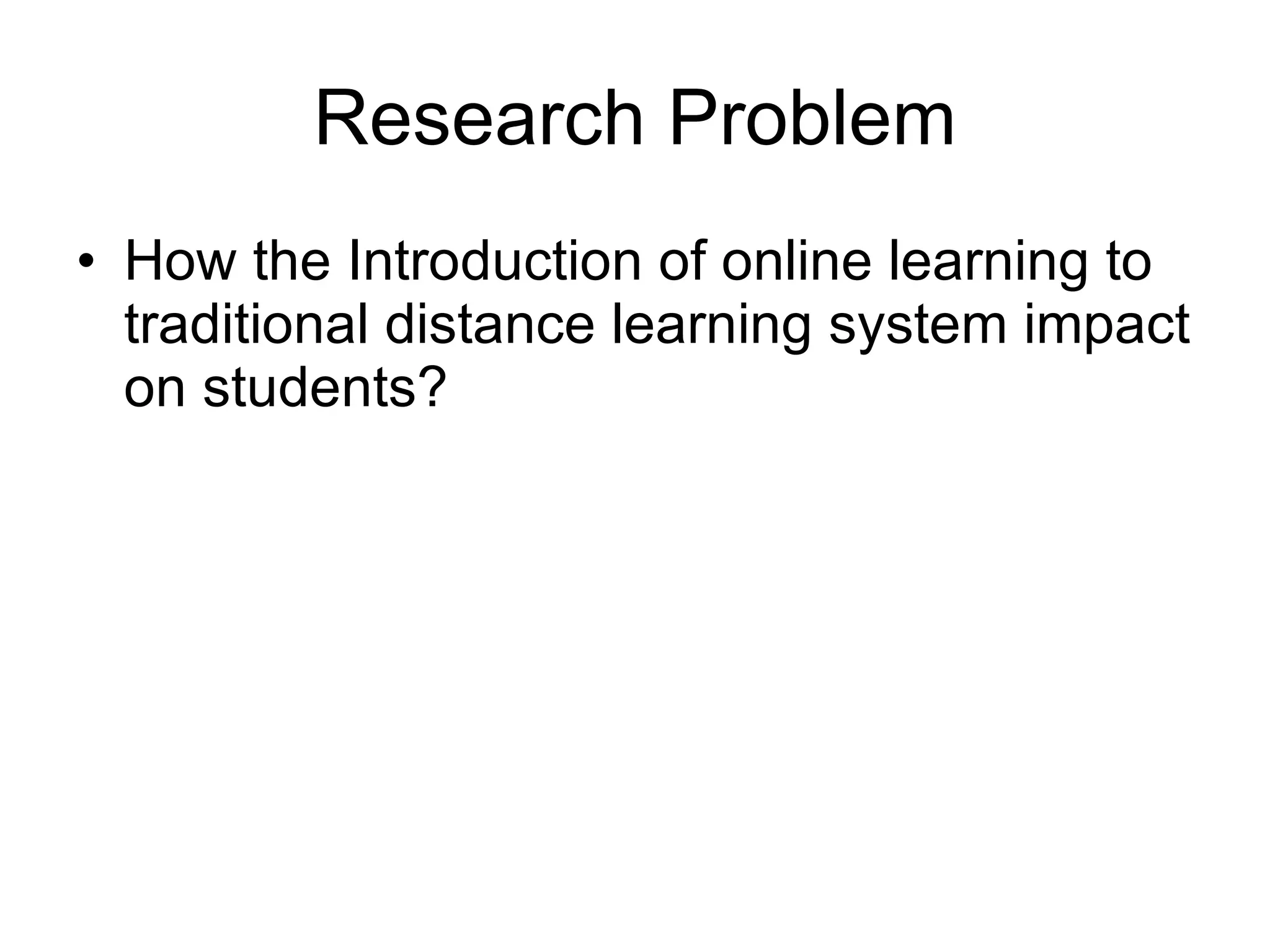 Introduction of online learning to Sri Lanka | PPT