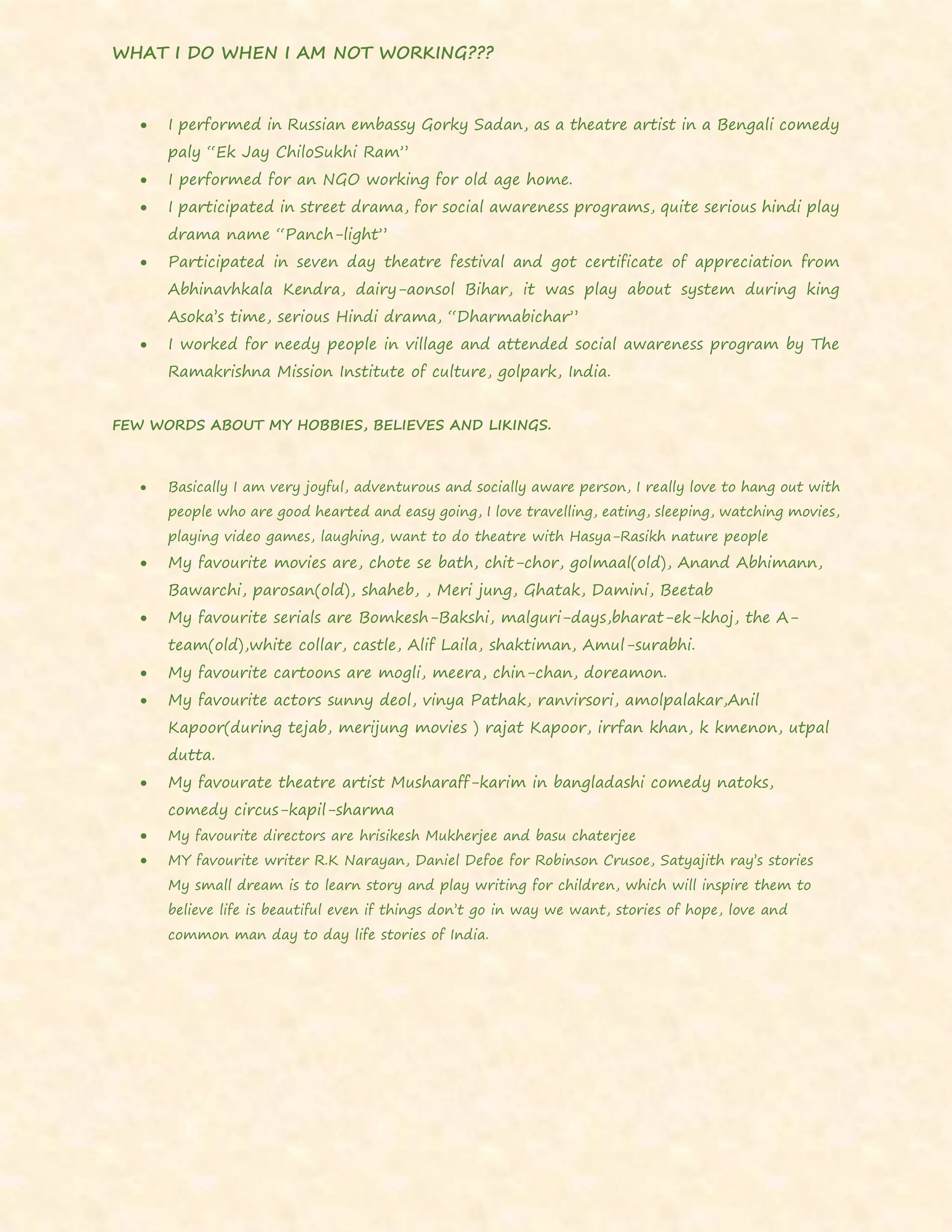 My curriculum vitae | PDF